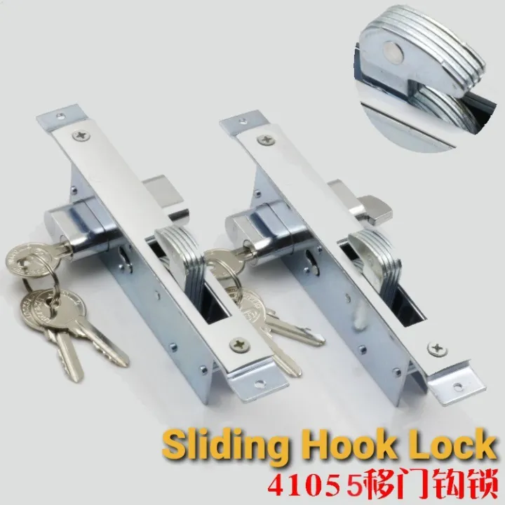 KCA 41055 Aluminium Sliding Door Hook Lock With Single or Double ...