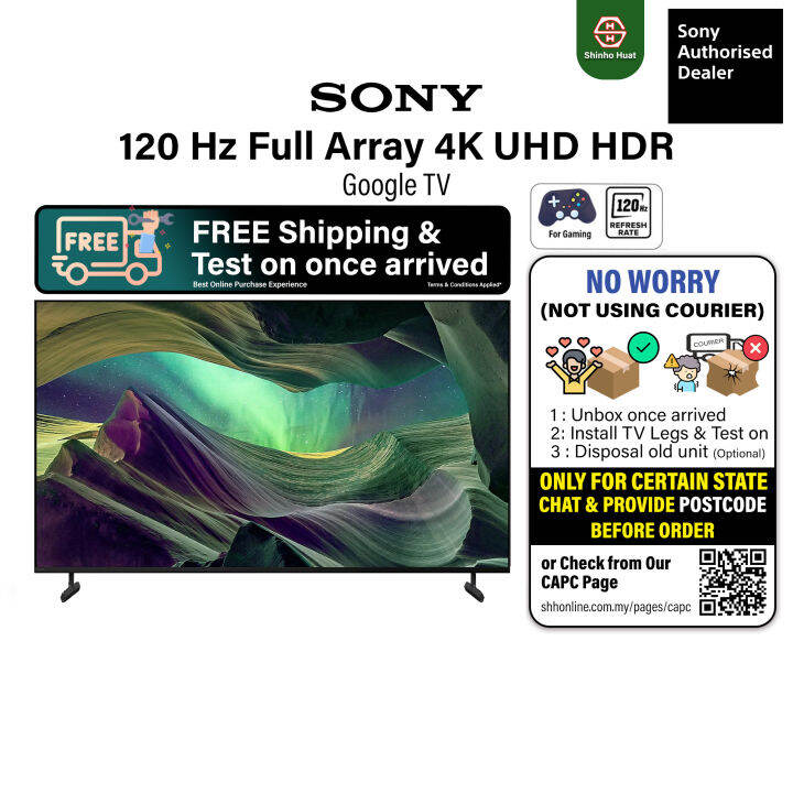 Sony X85L 4K UHD HDR Full Array Google TV KD-55X85L KD-65X85L 55X85L ...