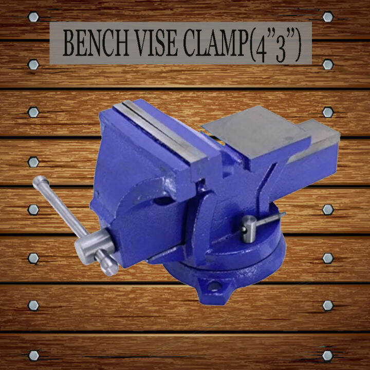 Hopeway 【High Quality】Heavy Duty Bench Vise Clamp 360° rotating cast ...