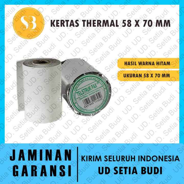 Kertas Thermal Ukuran 58x70mm | Lazada Indonesia