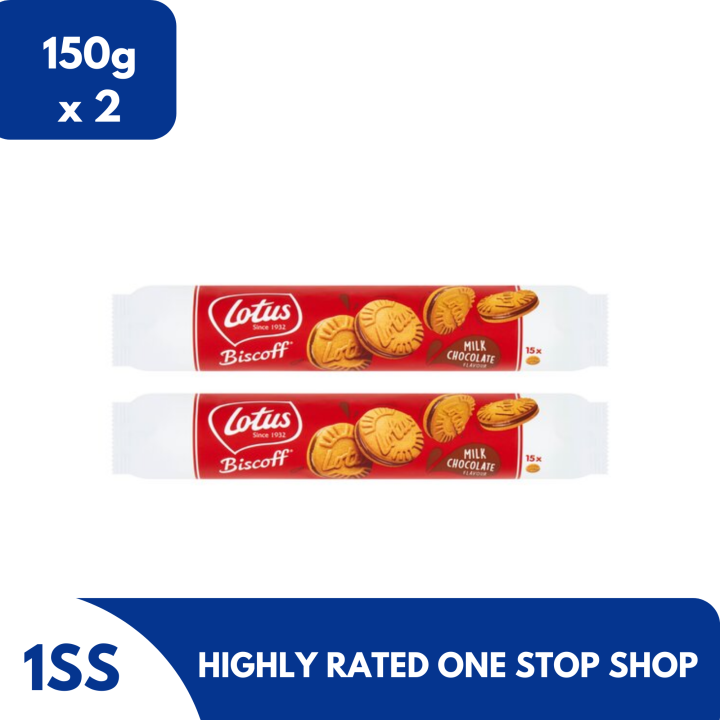 Lotus Biscoff Milk Chocolate Flavor, 150g x 2 | Lazada PH