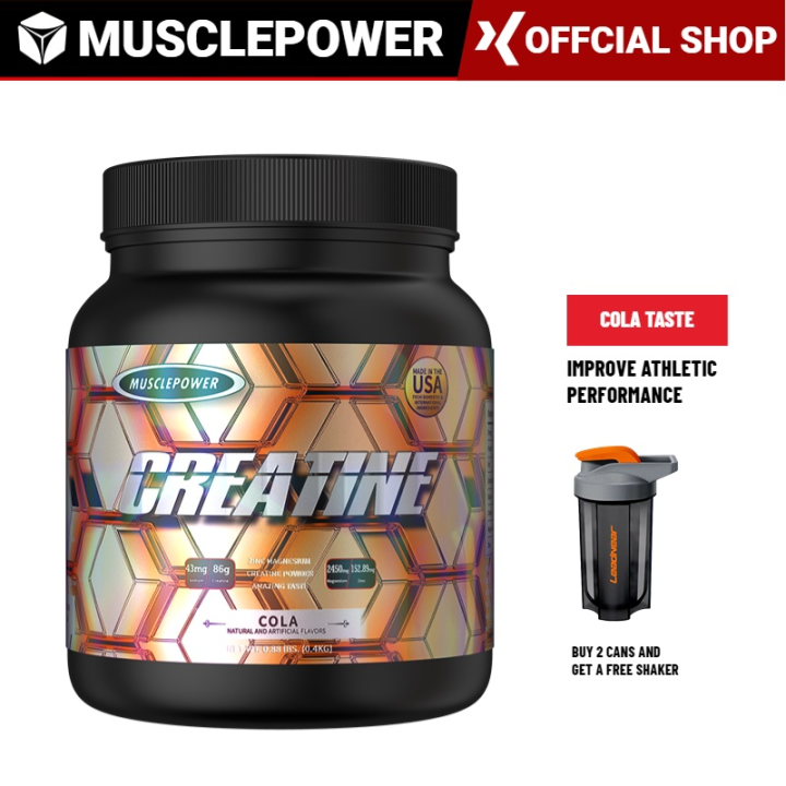 MUSCLEPOWER Creatine 400g Monohydrate - Micronized and Pure Grade ...