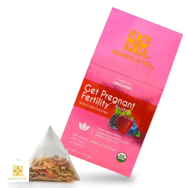 Secrets Of Tea - Fertility Tea for Women with Fruits, Red Raspberry ...