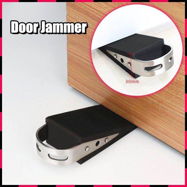 Block Guard Wind Door Stopper Wedge Anti Skid Heavy Duty Safety ...