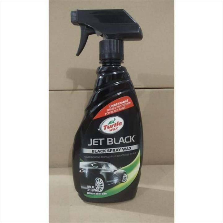 Turtle Wax Jet Black Spray Wax For Black Paint Asli 473ml T-11 | Lazada ...