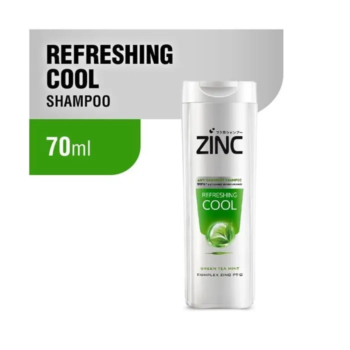 Shampo Zinc Botol 70ml - Sampo - Hijau - Refreshing Cool | Lazada Indonesia