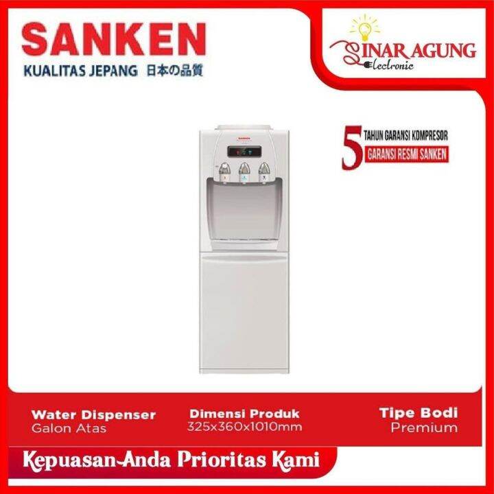 Sanken Dispenser Hot Normal Cool HWD 730N (DIJAMIN 100% ORI) | Lazada ...