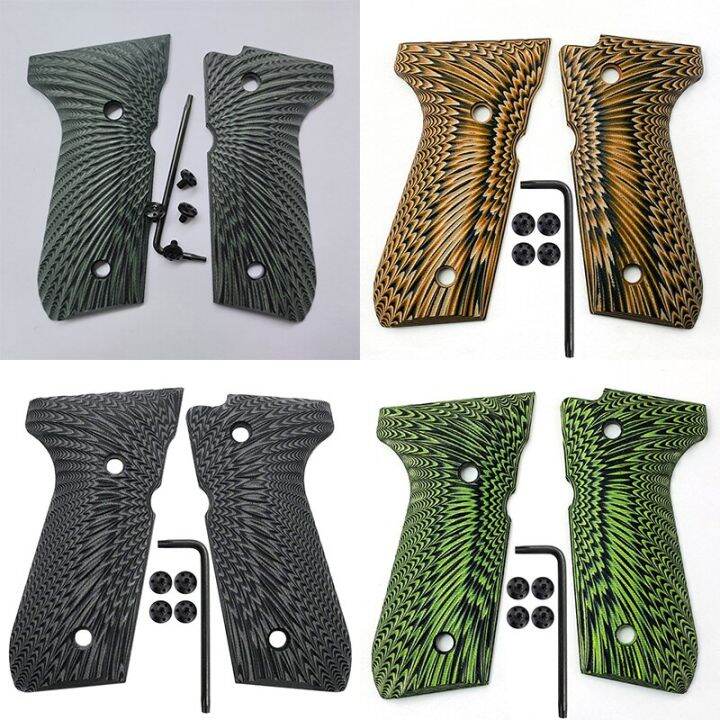 1Set Sunburst Texture G10 Grips Beretta 92fs Grips Full Size,92 fs,m9 ...