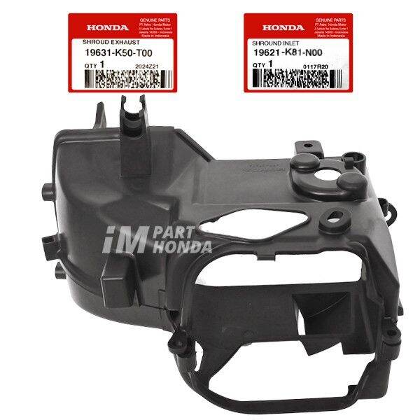 19621-K81 19631-K50 Shroud In Ex Tutup Mesin Atas Bawah Beat ECO Street ...