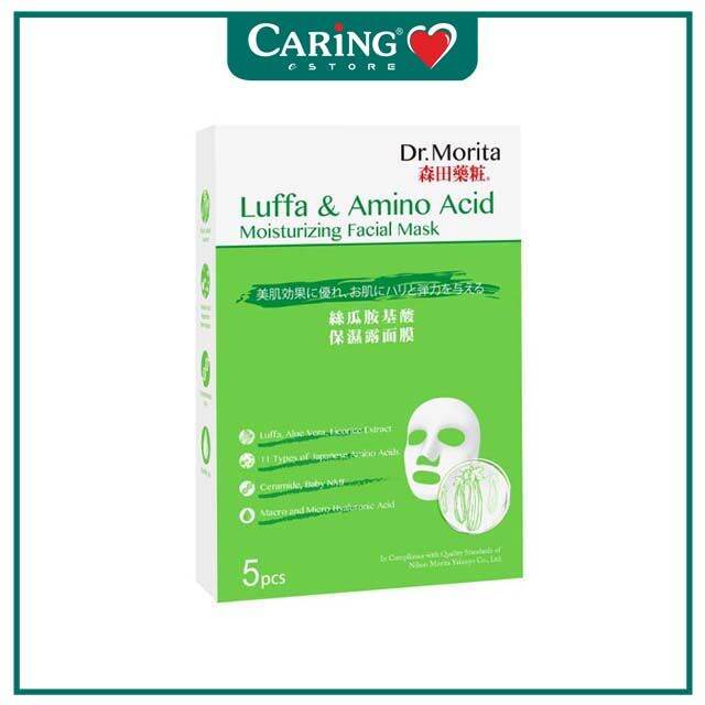 DR. MORITA LUFFA & AMINO ACID MOISTURIZING FACIAL MASK 5S | Lazada