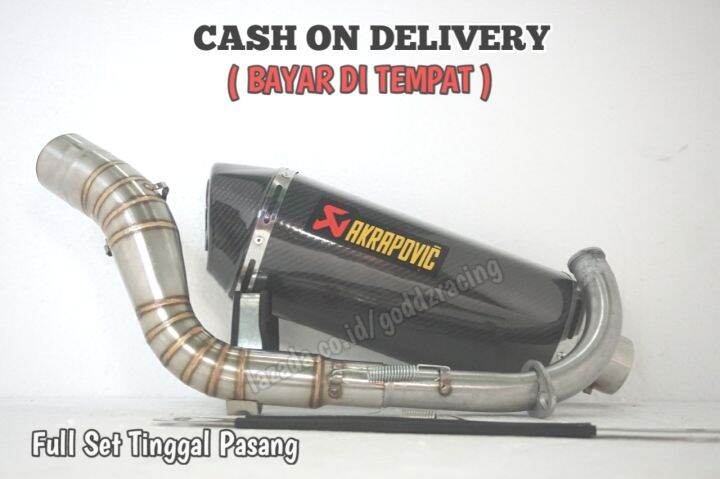 Knalpot Racing NMAX New 2020 Akrapovic Carbon Suara Bas Adem | Lazada ...