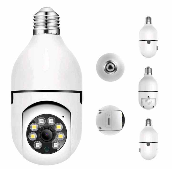 IP Camera CCTV E27 WiFi Camera Ftycam Pro / V380 Bohlam Motion Auto Tracking 4X Digital Zoom PTZ ...
