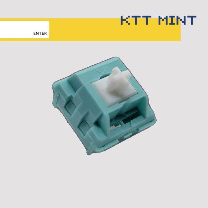 【Ready Stock】KTT Mint Linear Switch Mechanical Keyboard Switch SMD LED ...