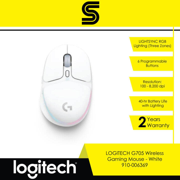 LOGITECH G705 Aurora Series Wireless Gaming Mouse - 910-006369 | Lazada