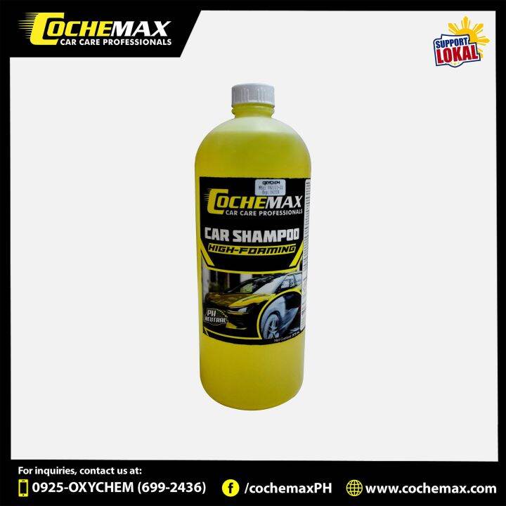 COCHEMAX Car Shampoo High Foaming - 1L | Lazada PH