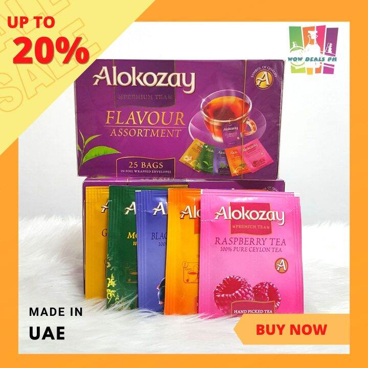 Alokozay Flavor Assortment (25 TEA BAGS) | Lazada PH