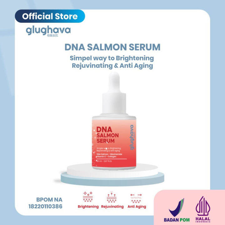[GLUGHAVA]DNA SALMON SERUM-Anti Aging&Brightening | Lazada Indonesia