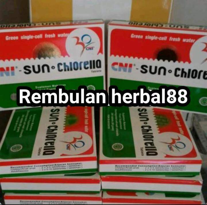 Sun Chlorella CNI ORIGINAL Isi 300 Tablet | Lazada Indonesia