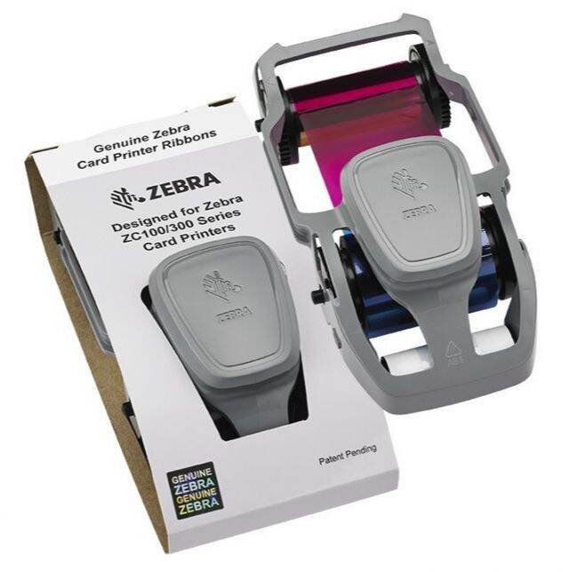 Zebra ZC300 YMCKO ribbon 800300-350 AP, 200 prints per roll for Zebra ...