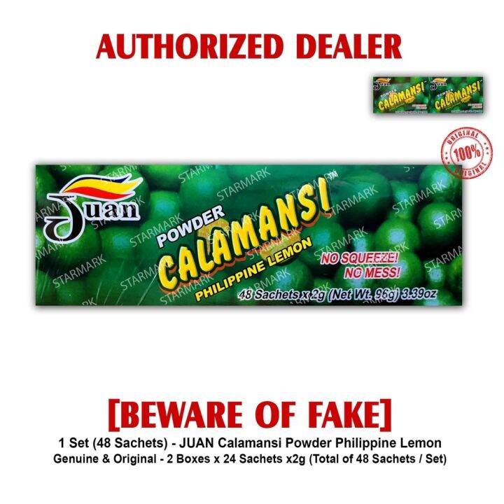 Juan Calamansi Juice Powder Philippine Lemon Powders Kalamansi 2 Boxes ...