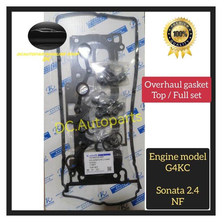 HYUNDAI SONATA 2.0 2.4 NF G4KC MODEL ENGINE HEAD TOP / FULL OVERHAUL GASKET SET | Lazada
