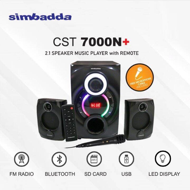 Simbadda CST 7000N+ / Speaker Simbadda CST 7000 N+ bluetooth Subwoofer ...