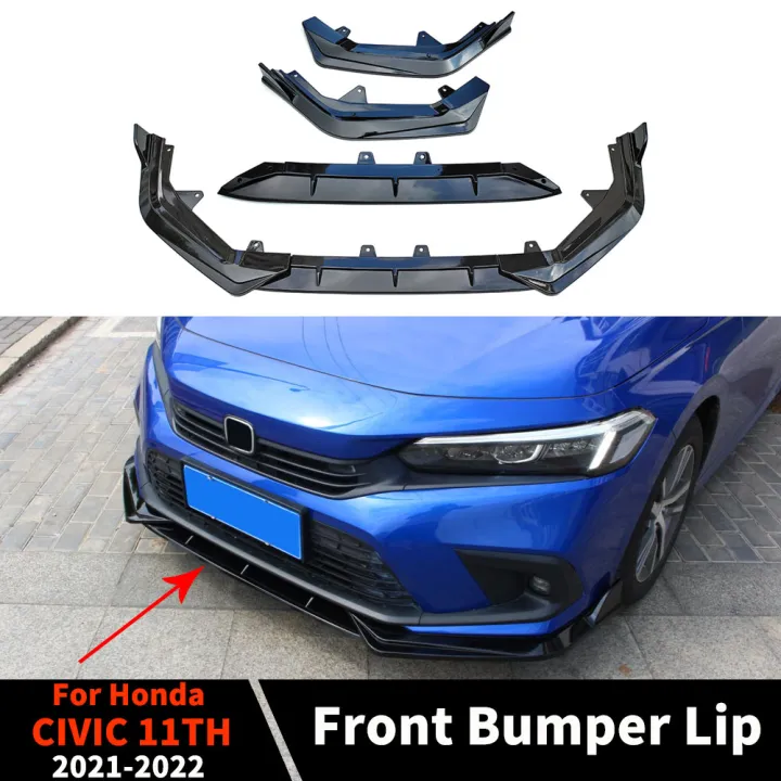 Front Bumper Lip Chin Diffuser Protection Deflector Protector Splitter ...