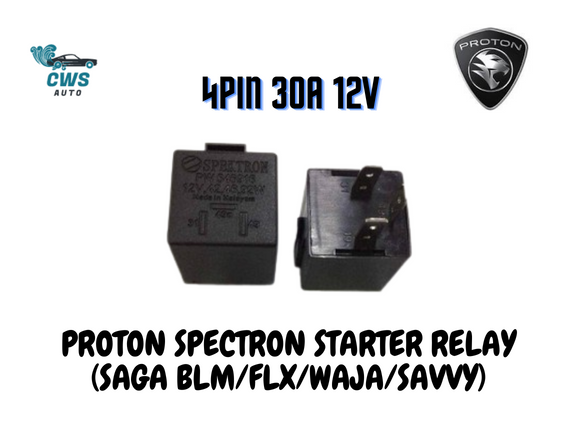PROTON SPECTRON STARTER RELAY FOR PROTON SAGA BLM / FLX / WAJA / SAVVY ...