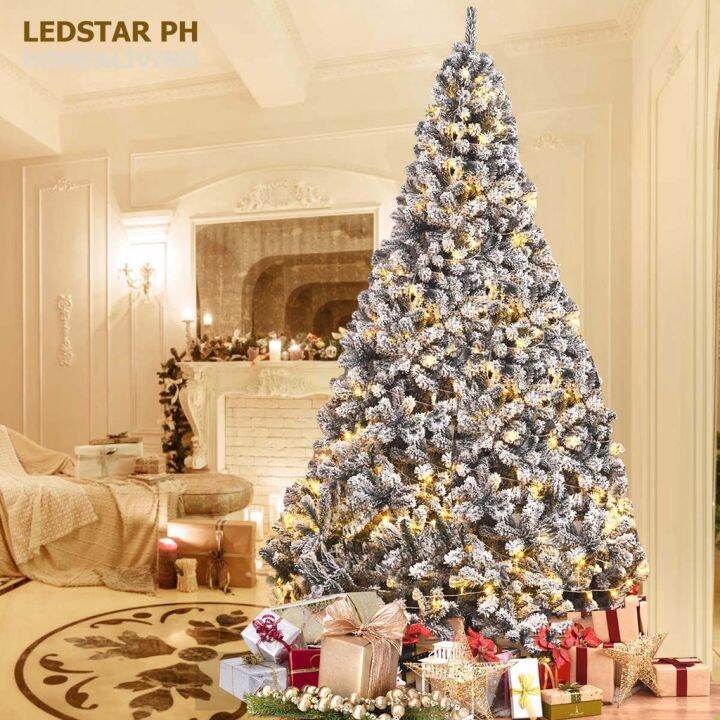 10FT Christmas tree Giant Christmas Tree, Snow Green Artificial ...