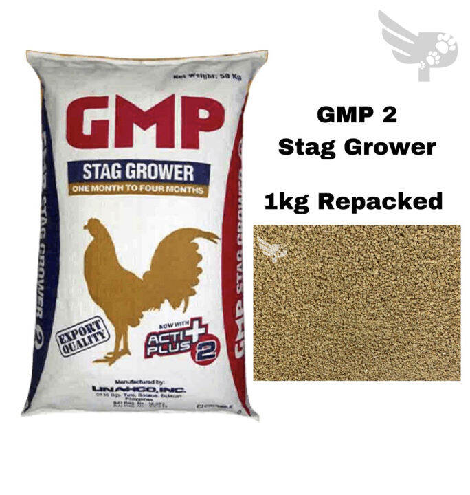 GMP 2 STAG GROWER - 1kg REPACKED - plt - petpoultryph | Lazada PH
