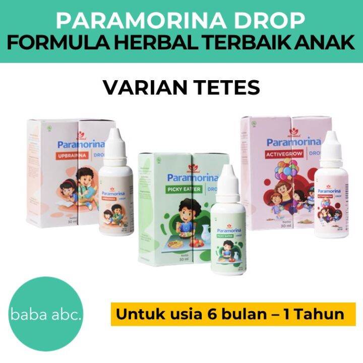 Paramorina Drop Madu Tetes Herbal untuk Bayi 6 Bulan s/d 1 Tahun ...