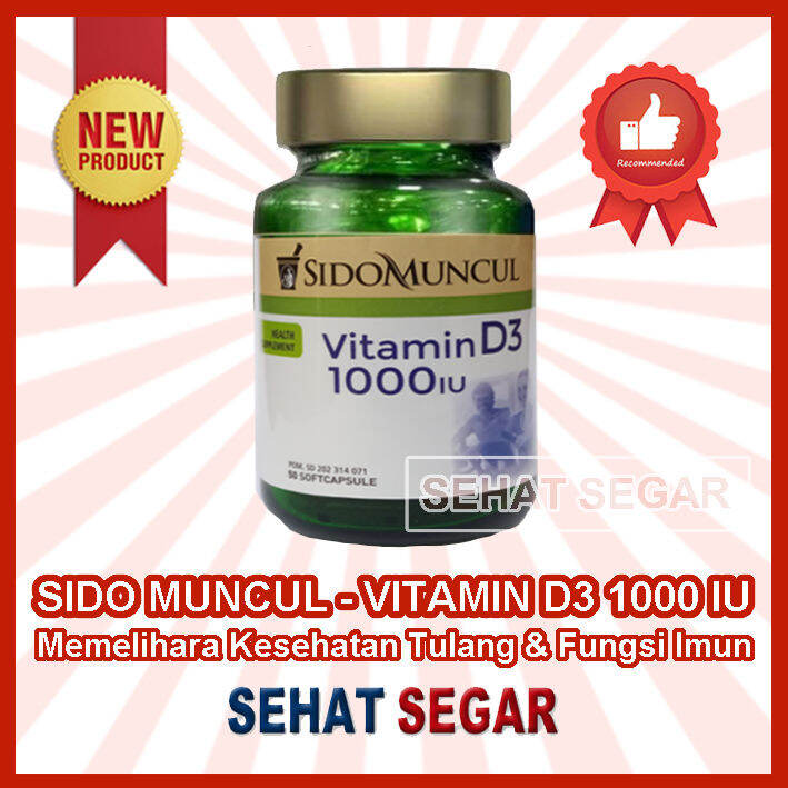 SIDOMUNCUL VITAMIN D3 1000 IU - Sido Muncul - Memelihara Kesehatan ...