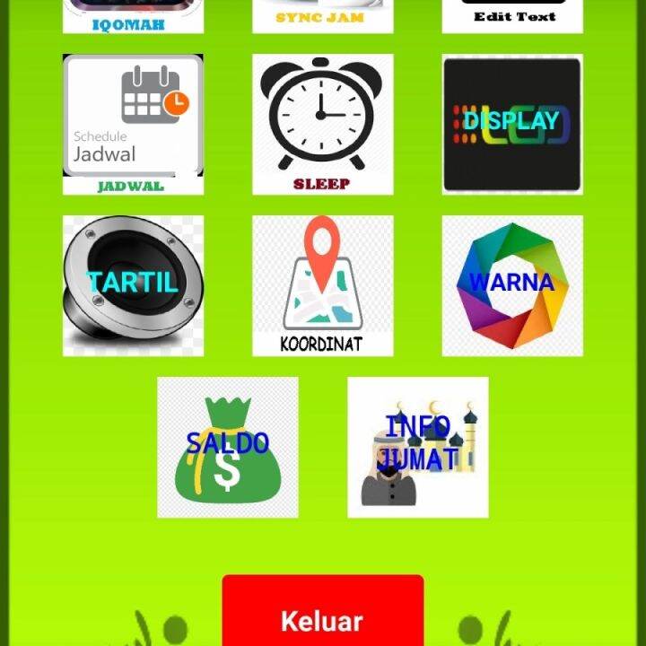 Controller Jam Jadwal Waktu Sholat JWS Custom RGB P5 1 HUB (1-6 panel) - Non Tartil | Lazada ...