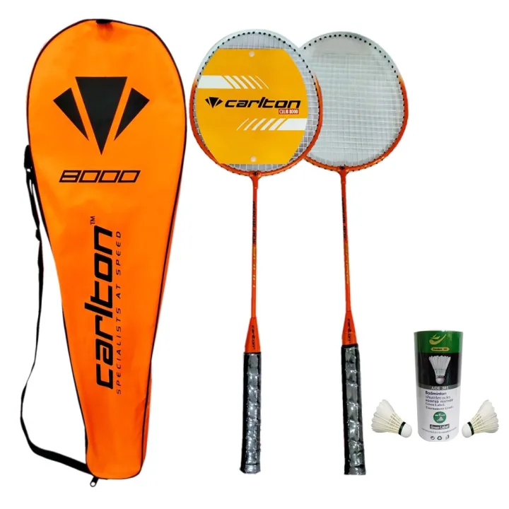 40%Carlton Aeroblade 8000 Badminton Sets and Full Cover Bag with Free ...