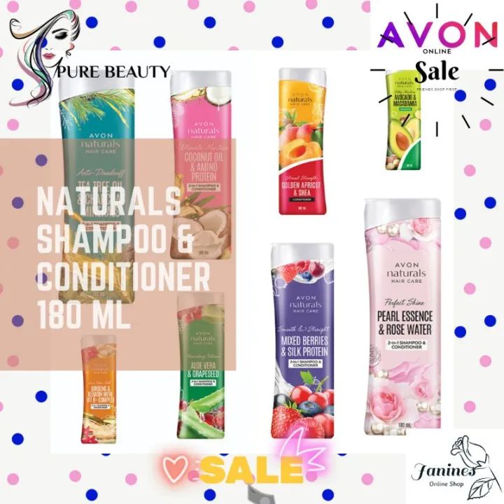 Avon Naturals: Shampoo and Conditioner 180ml | Lazada PH