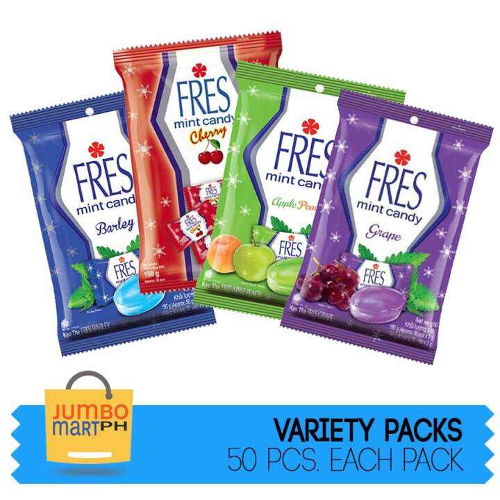 FRES MINT CANDY VARIETY PACK / 50 PCS EACH / ALL FLAVORS | Lazada PH