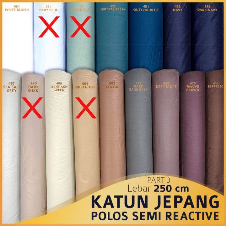 KAIN SPREI KATUN JEPANG POLOS BACKDROP BACKGROUND DEKORASI SEMI ...