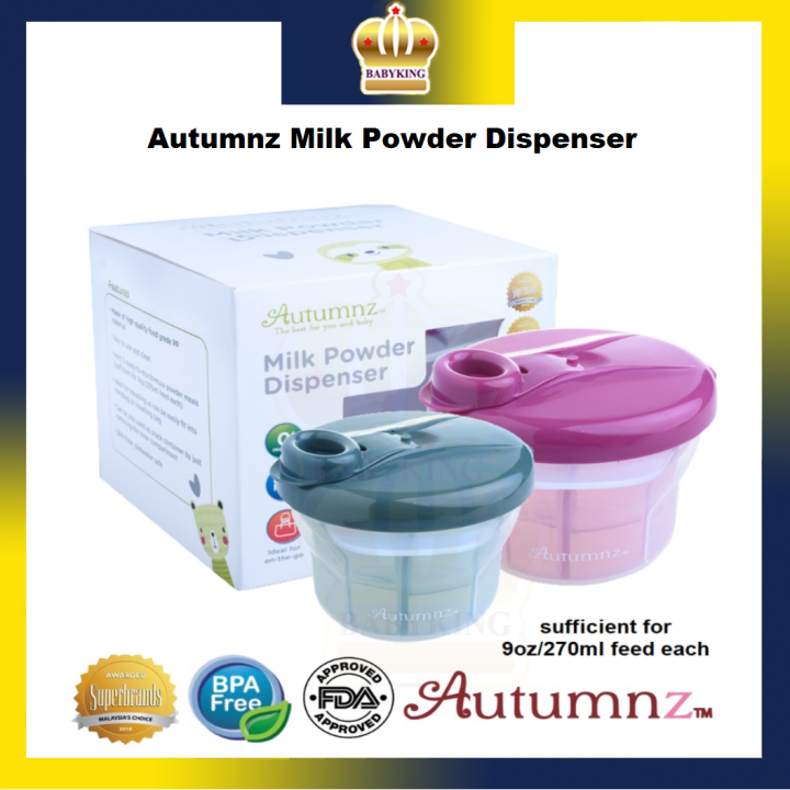 Original Autumnz Milk Powder Dispenser Baby Milk Powder Container Baby ...