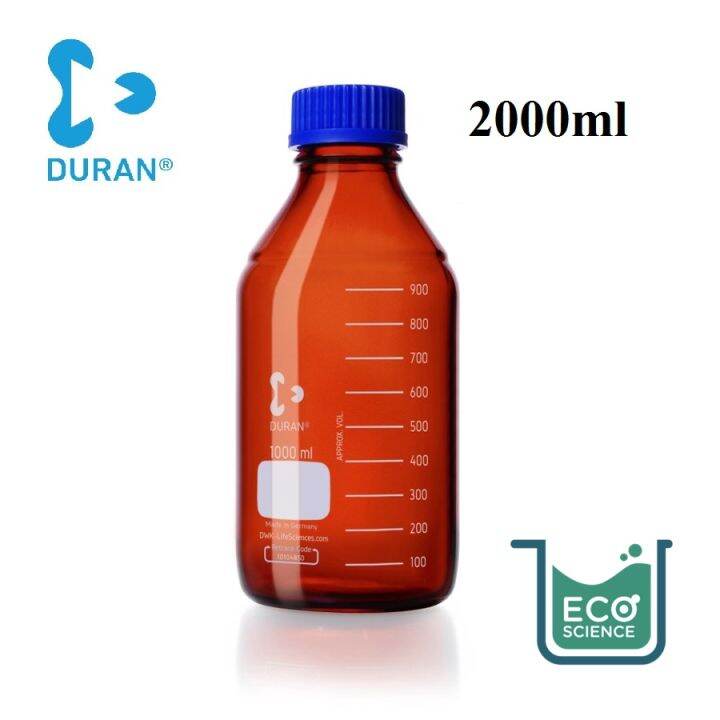 DURAN® Laboratory bottle AMBER, 2000ml | Lazada