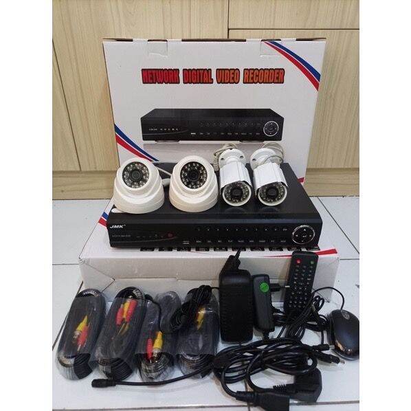 PAKET DVR KIT 4ch paket dvr kit 4channel lengkap dengan cctv plus ...