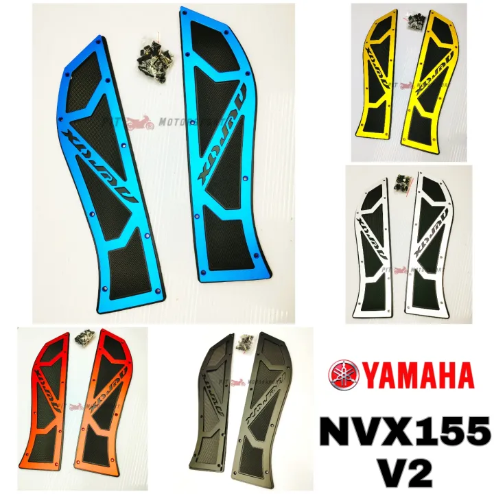 YAMAHA NVX 155 V2 2021 Carpet Foot Pedal Floor Panel Footboard Alloy ...