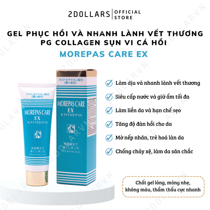 Gel Phục Hồi Và Nhanh Lành Vết Thương PG Collagen Sụn Vi Cá Hồi Morepas Care Ex | Lazada.vn