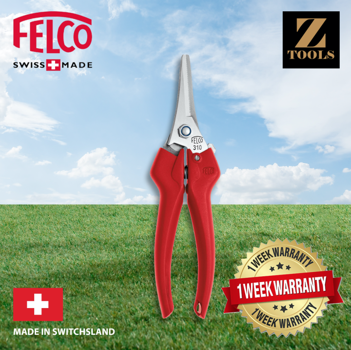 FELCO เฟลโก 310 กรรไกรตัดแต่งกิ่งไม้ ปากตรง Trimming snips รับประกัน 1 ...