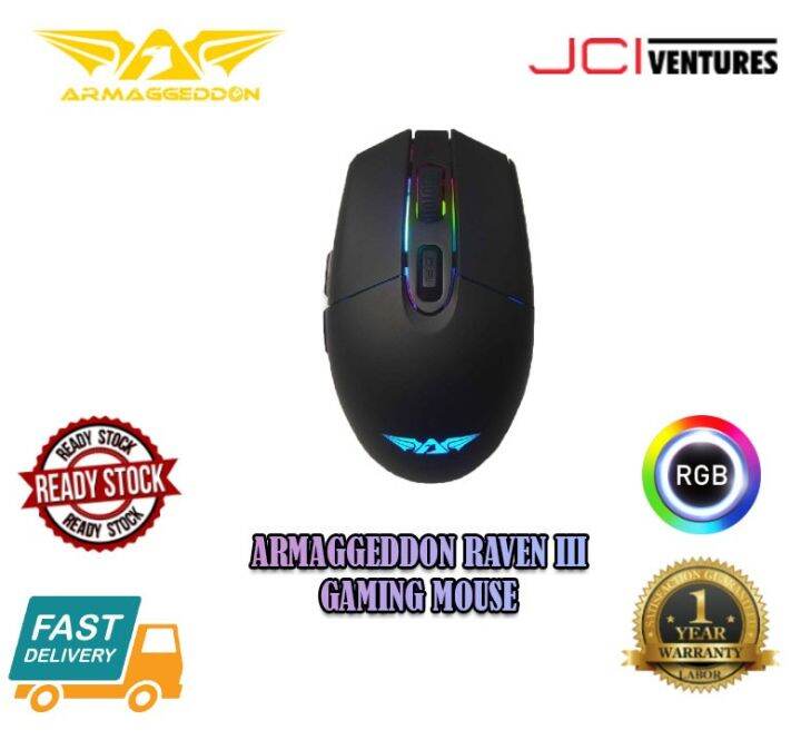 ARMAGGEDDON RAVEN III GAMING MOUSE | Lazada