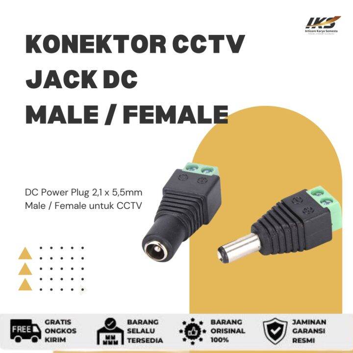 Konektor CCTV Jack DC Małe Female | Lazada Indonesia