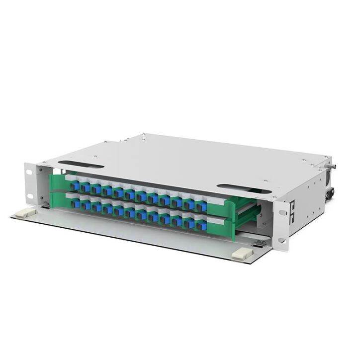 ODF 24 core fiber optic distribution frame with full telecom level SC ...