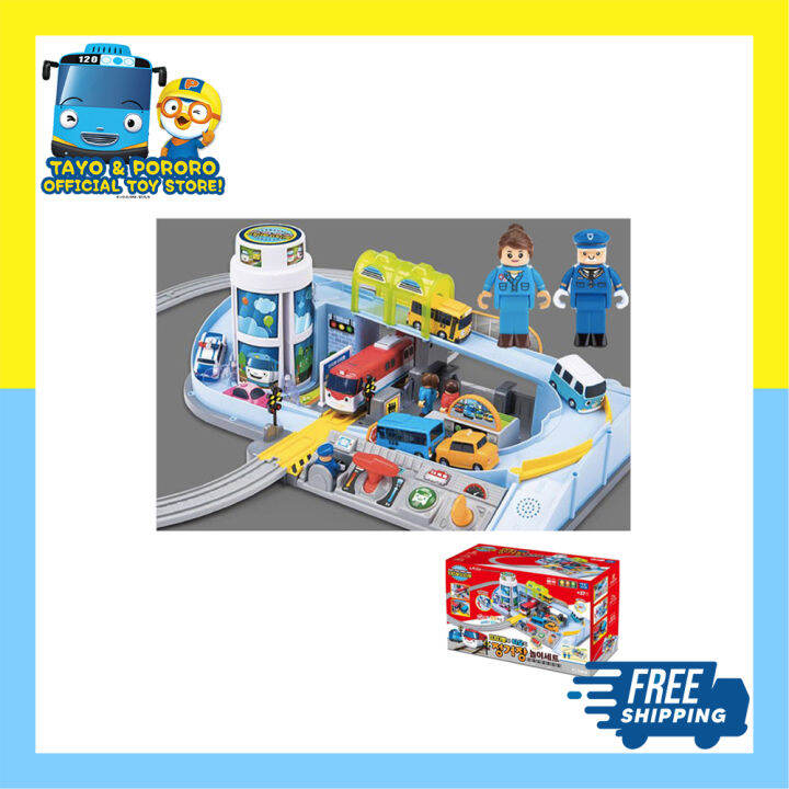 Titipo & Tayo Train Station Big Playset , Kids Children Toys Bus ...