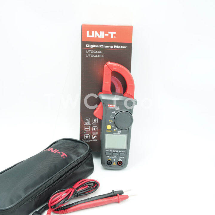 UNI-T 200A+ คลิปแอมป์ แคลมป์มิเตอร์ดิจิตอล รุ่น UT200A+ เหมาะสำหรับผู้เริ่มต้น กิ๊ปแอมป์ วัด AC ...