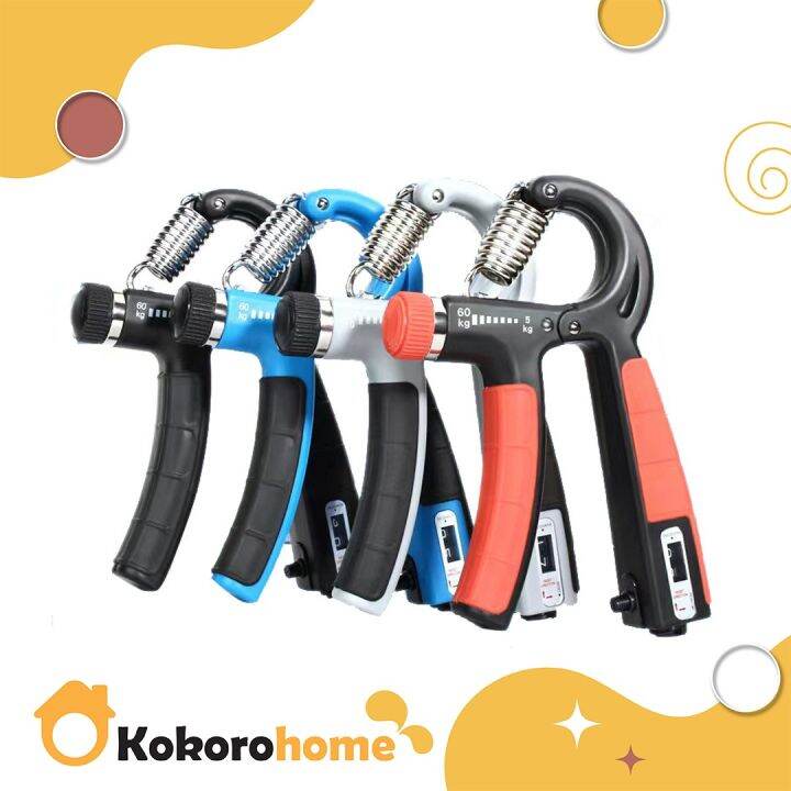 KOKORO R Shape Hand Gripper Adjustable Resistance Hand Gripper Strength ...