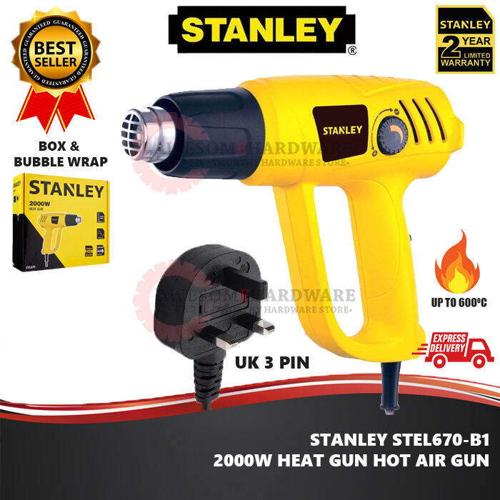 100% ORIGINAL STANLEY STEL670 HEAT GUN HOT GUN HOT AIR GUN 2000W 670 ...